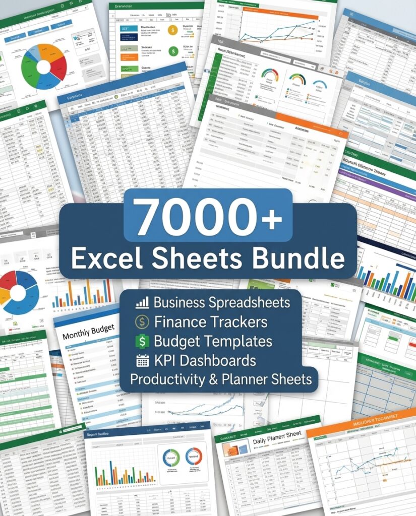 7000+ Editable Word Excel Templates – instant bundles